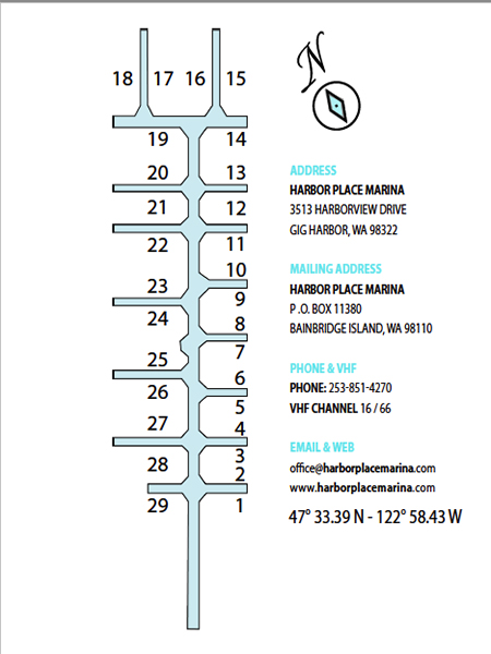 Harbor Place Marina, Gig Harbor, Washington - 253-851-4270